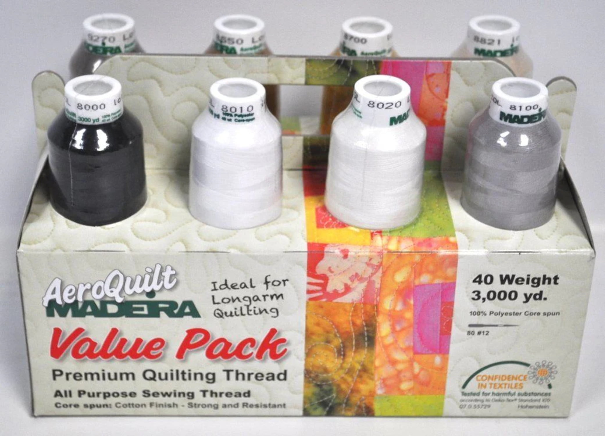 Madeira Aeroquilt Premium Quilting Thread Value Pack 9130BVP - Walmart.com