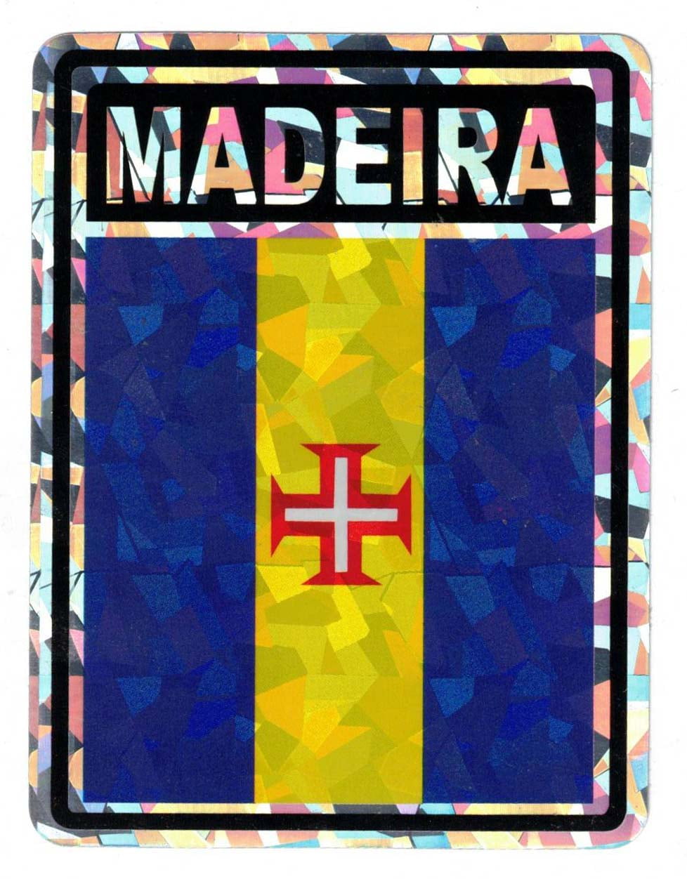 Madeira Country Flag Reflective Decal Bumper Sticker DC-144 - Walmart.com