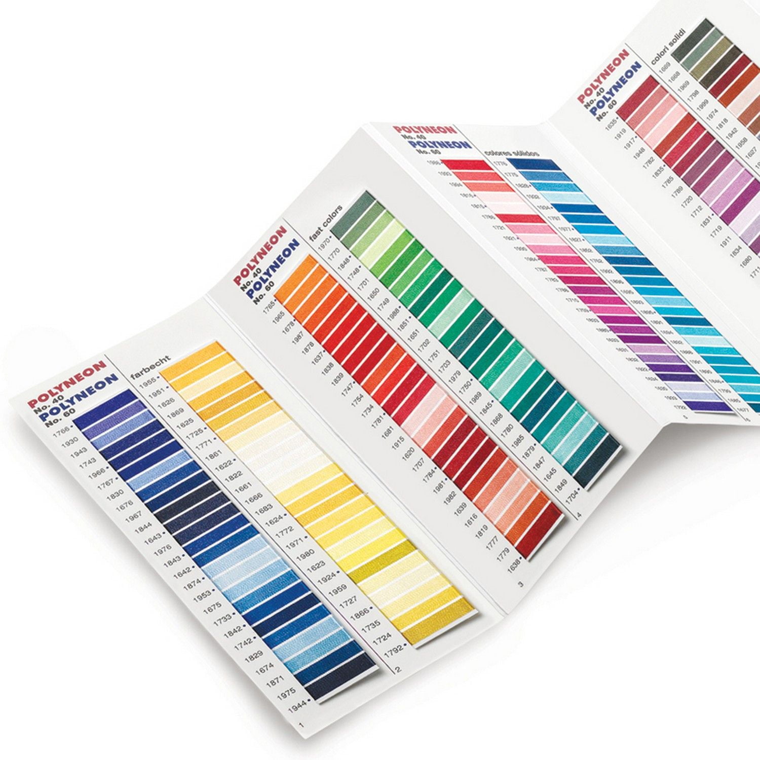 Madeira Embroidery Shade Cards - Compact, Light, Unisex, PolyNeon ...