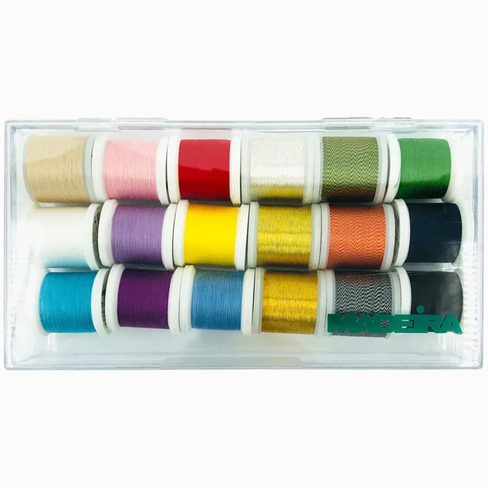 Madeira Sashiko 18 Spool Thread Box - Walmart.com
