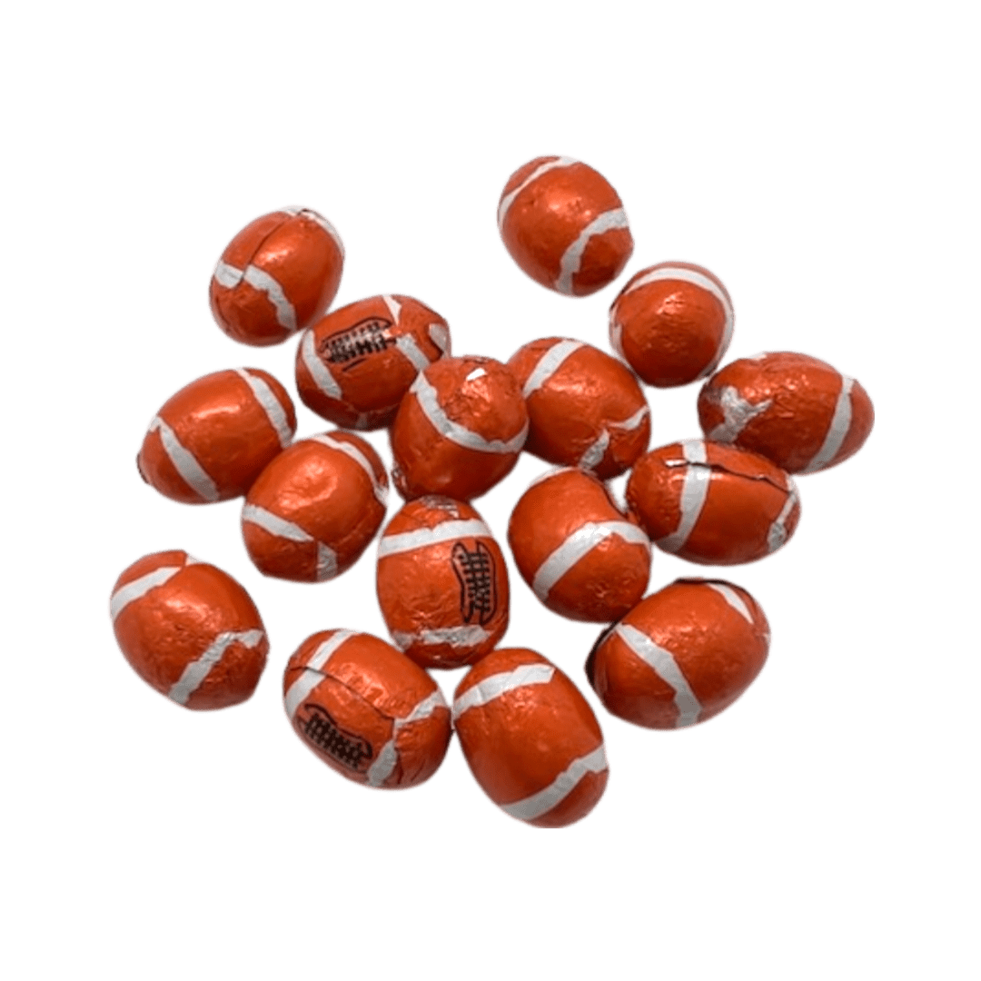 Madelaine Foil Wrapped Footballs 2 lb. Bulk Bag - Walmart.com