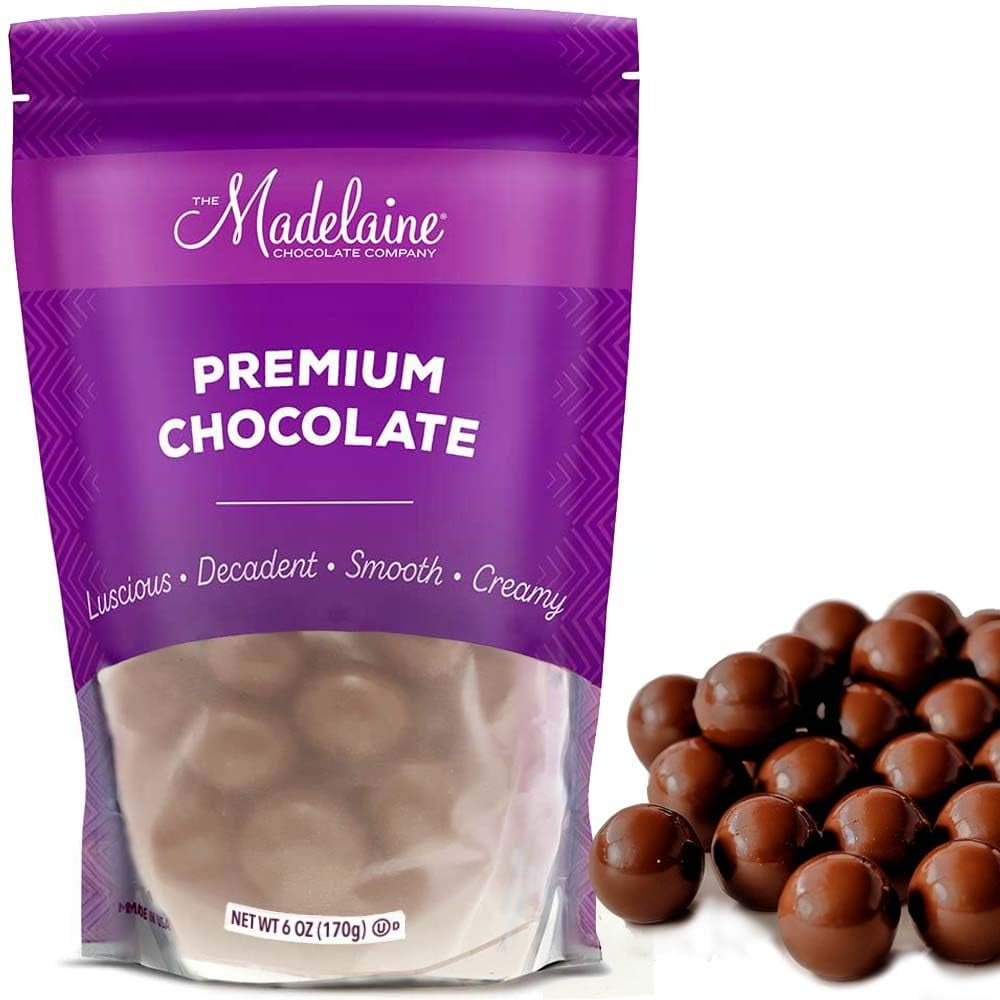 Madelaine Premium Milk Chocolate BCF26 Covered Malt Balls - Malt Center ...
