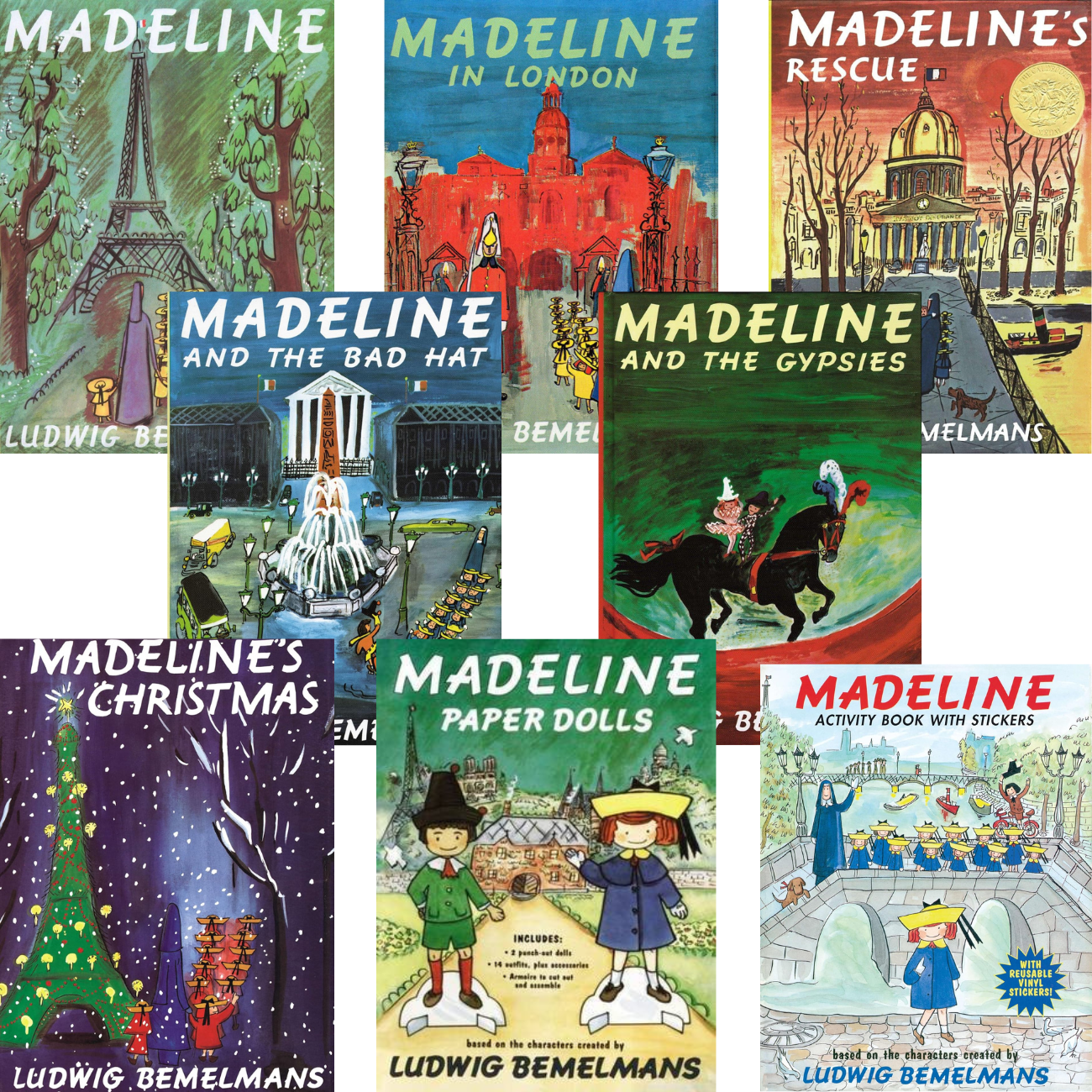 Madeline; Madeline's Rescue; Madeline And The Gypsies; Madeline In ...