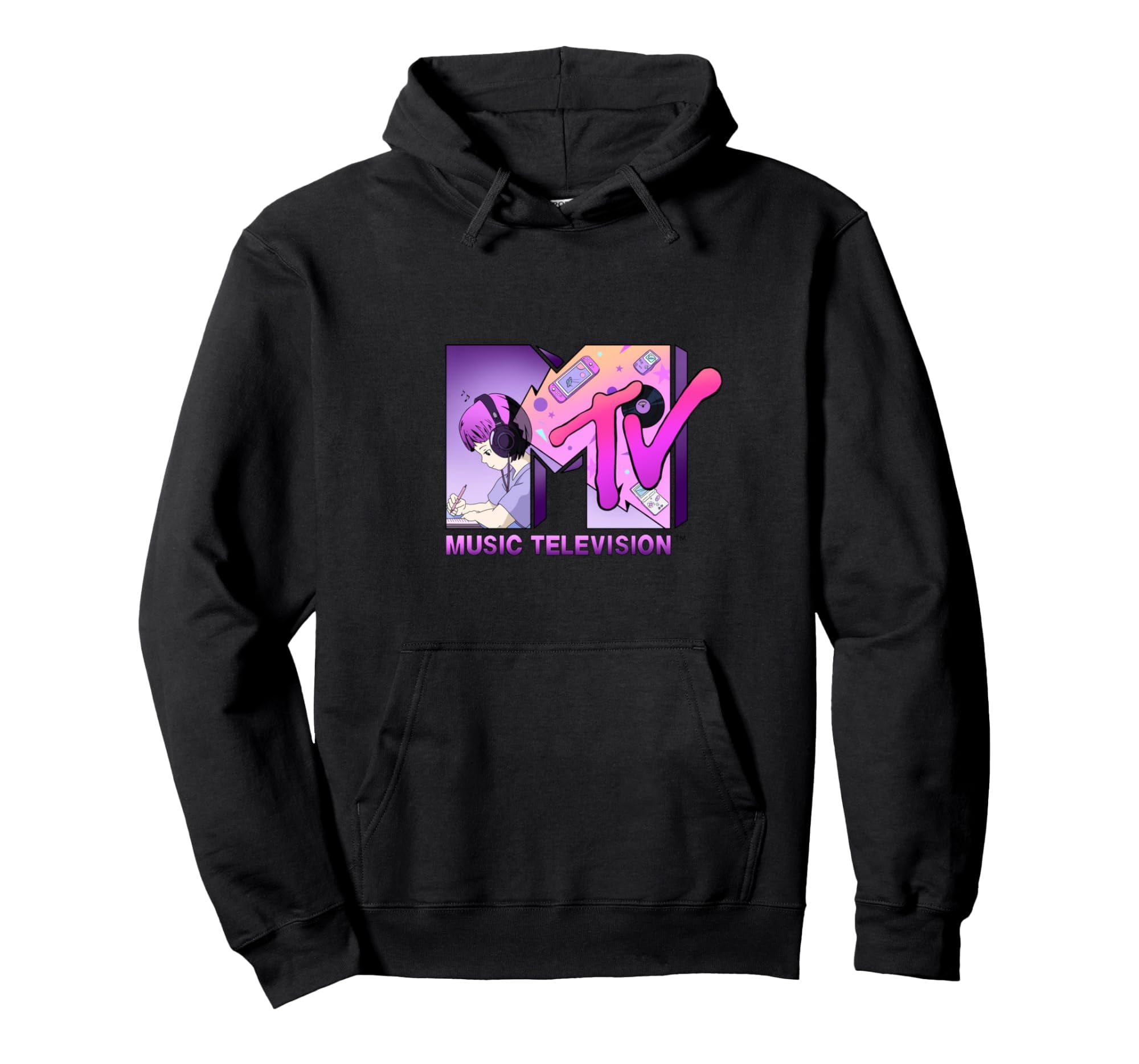 Mademark x MTV - The official MTV Logo in anime gamer style Pullover ...