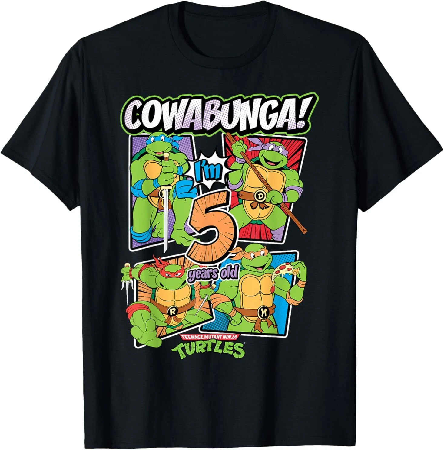 Mademark x Teenage Mutant Ninja Turtles - Cowabunga I'm 5 Years Old Teenage Muta - Walmart.com
