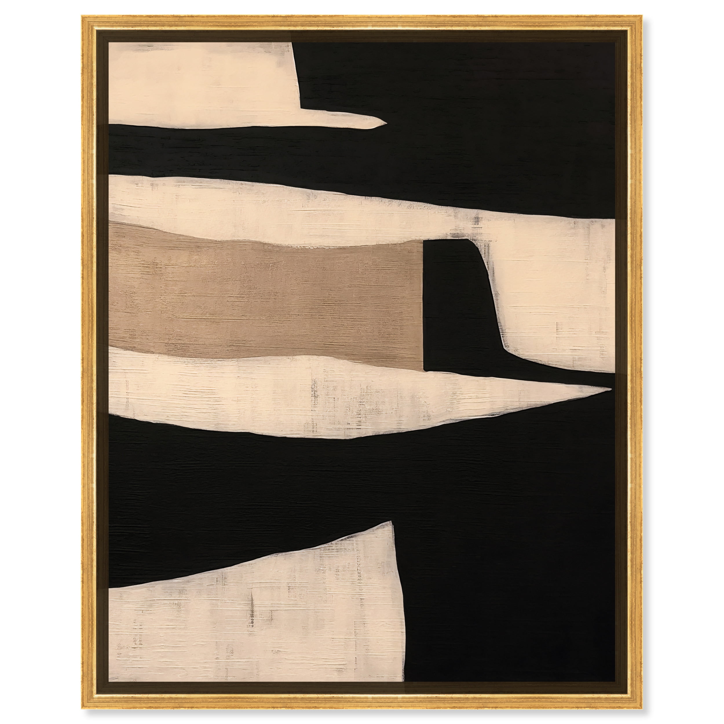 Maderas Texture Modern Earth Tone Abstracts Canvas Wall Art by Art ...