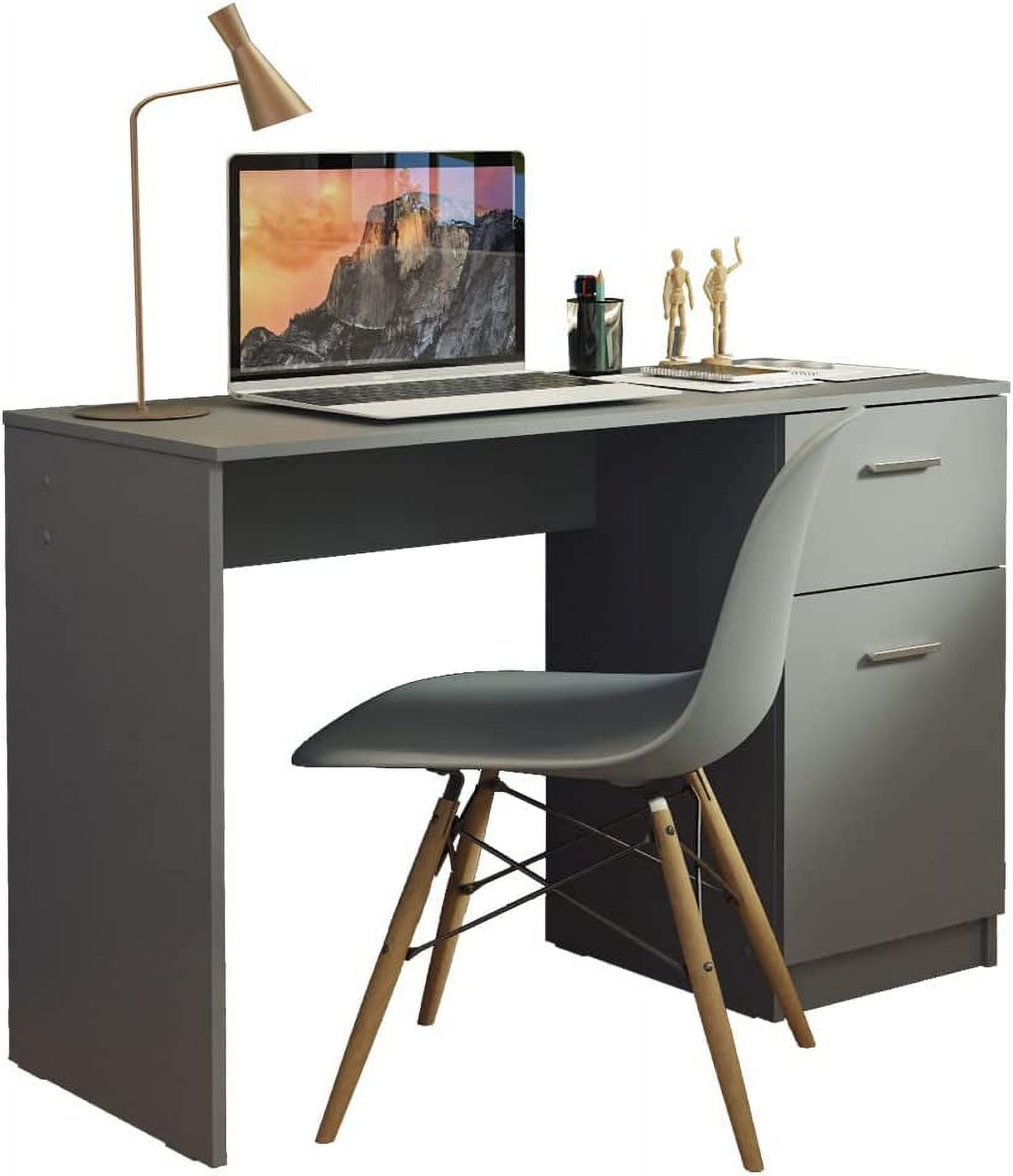Madesa Compact Computer Desk Study Table for Small Spaces Home Office ...