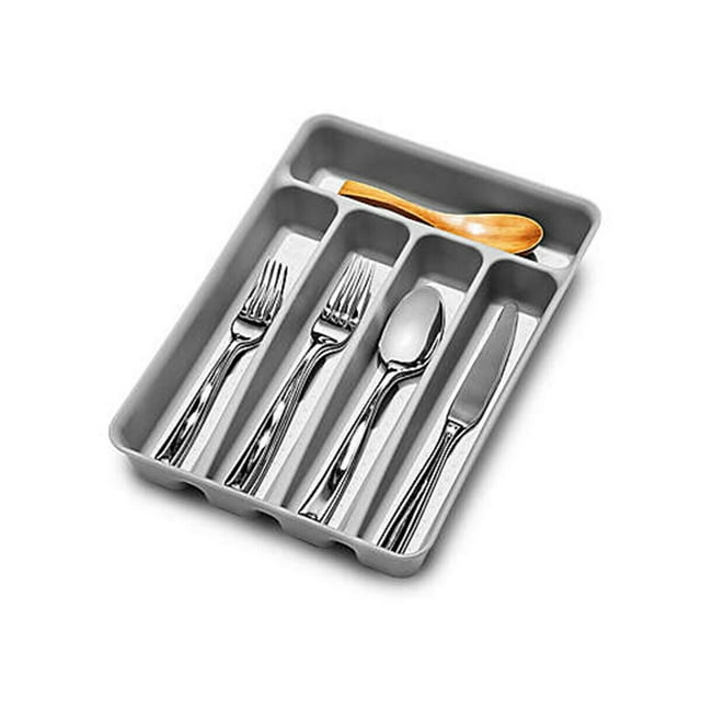 Madesmart 5 Section Silverware Tray, Kitchen Drawers Organizer ...