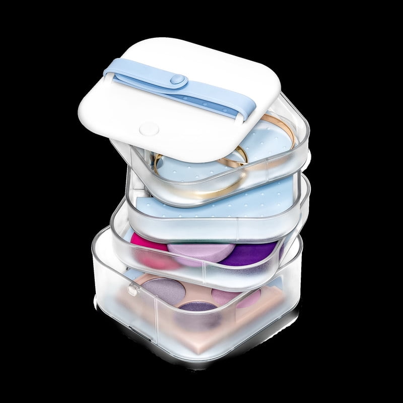 Madesmart Portable Swivel Case, 4 Levels of Storage, Soft-Grip Lining ...