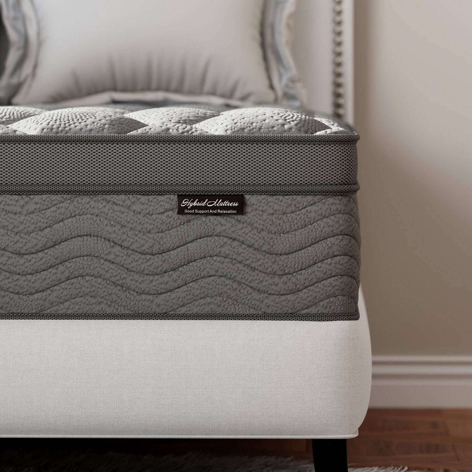 Madevos Full Size Mattress, 12 Inch Hybrid Mattress in a Box, Memory ...
