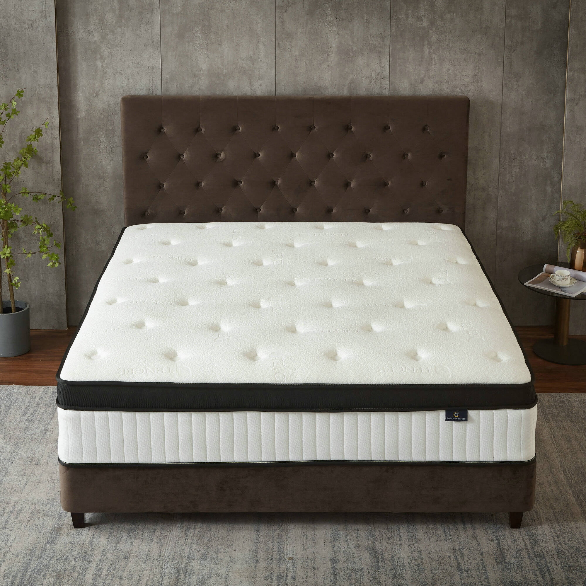 Madevos Queen Mattress in a Box, 10 inch Memory Foam individual Pocket ...