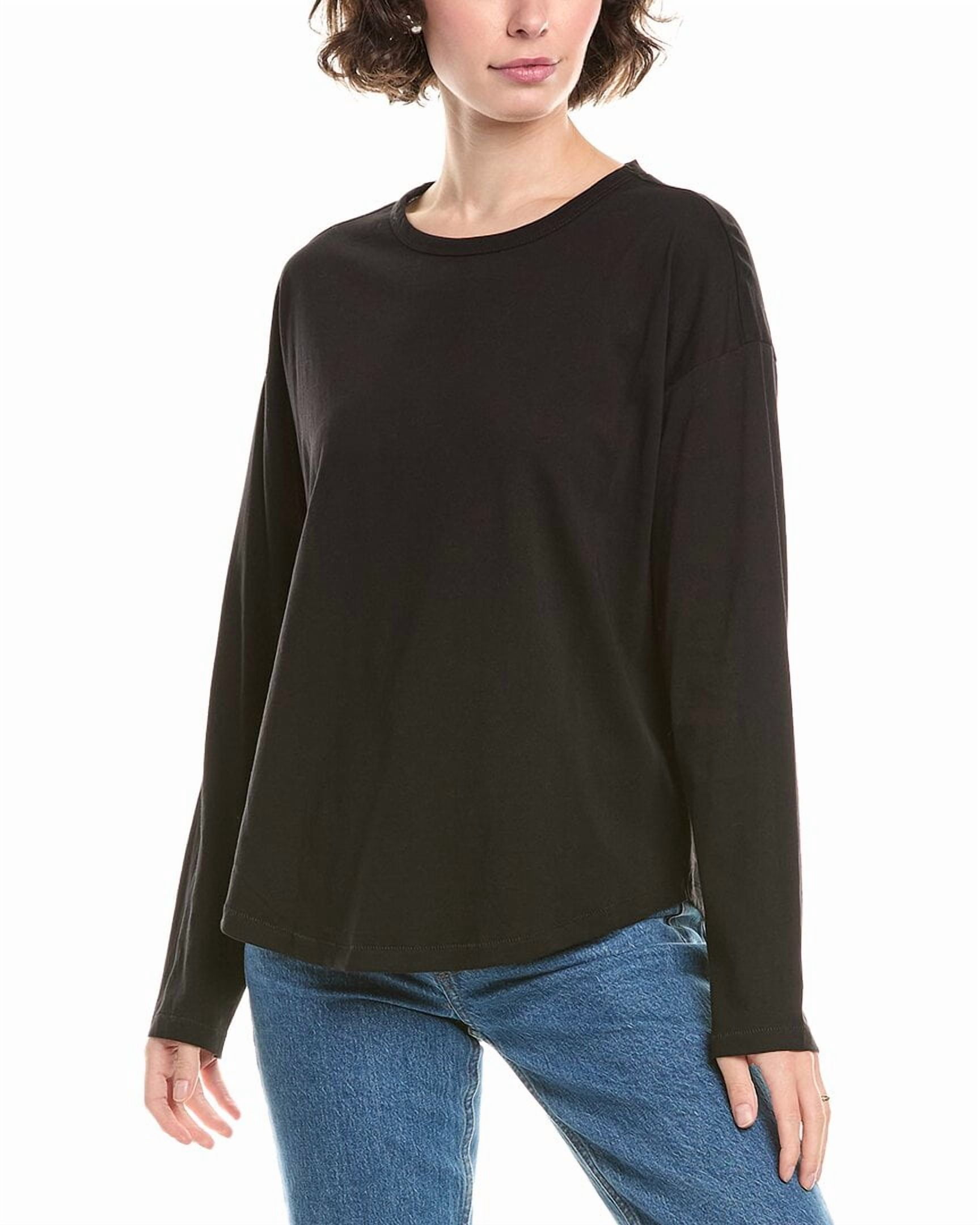 Madewell womens Relaxed Crewneck T-Shirt, XXS, Black - Walmart.com