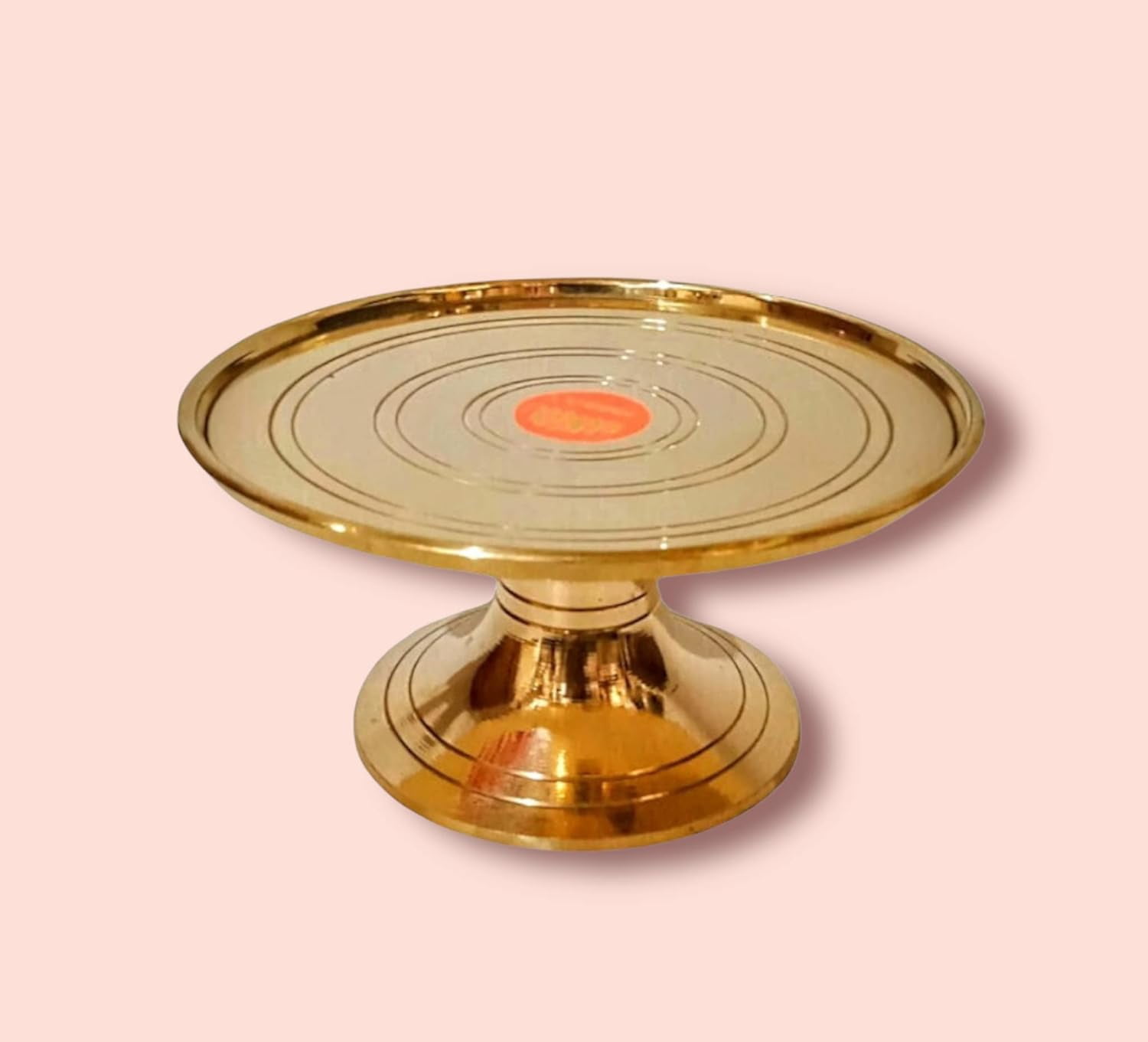 Madhura eStores Brass Decorative Round Pooja Kamatshi Diya Stool Stand ...