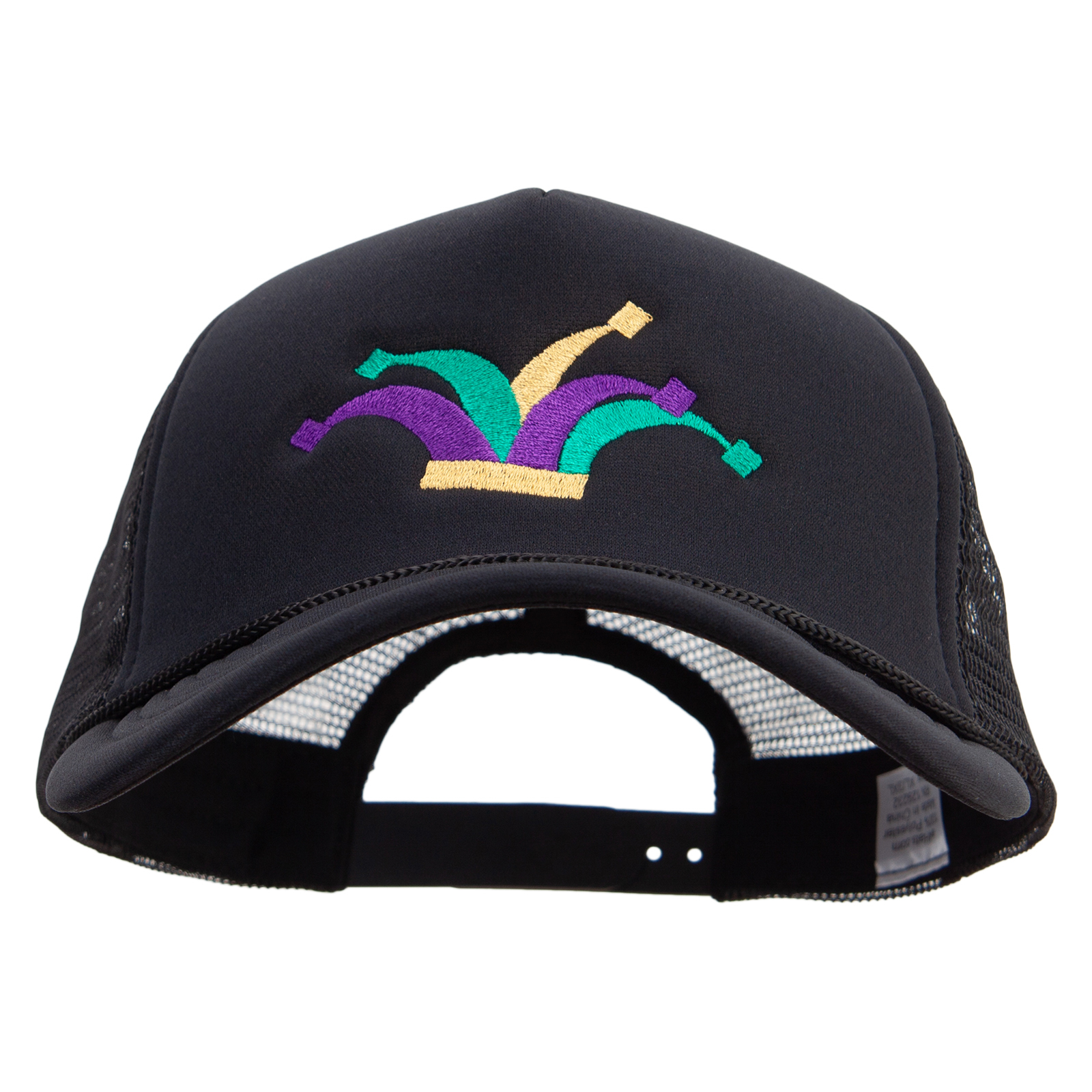 Madi Gras Carnival Crown Embroidered Big Size Big Foam Mesh Truck Cap ...