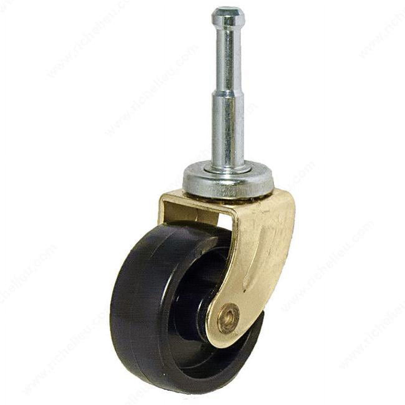 Madico F43339 1.6 in. Light-Duty Furniture Caster, Black - Plastic ...