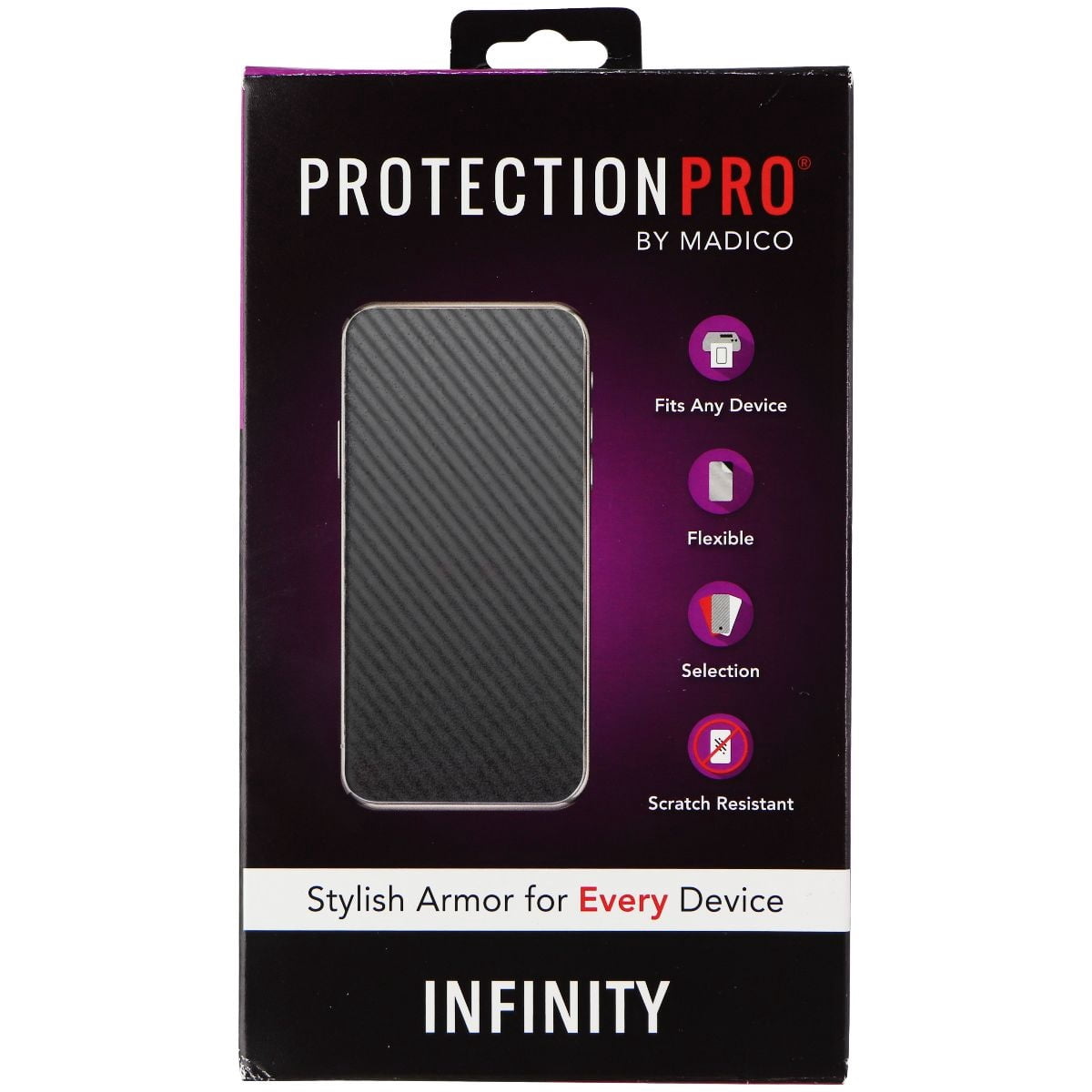 Madico ProtectionPro Device Armor (7.5x4.5) - Black Carbon Fiber 10 ...