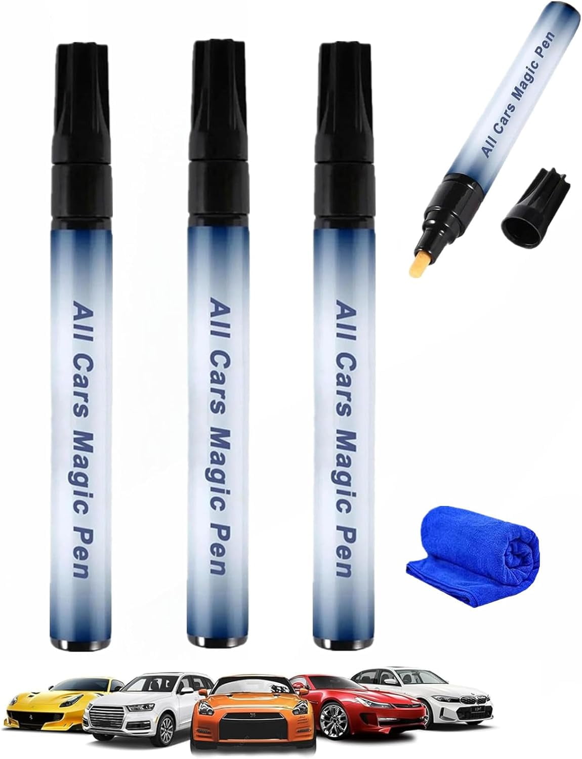Madinae Magic Car Scratch Removal Pen, Weatherproof Touch Up Paint Pen ...
