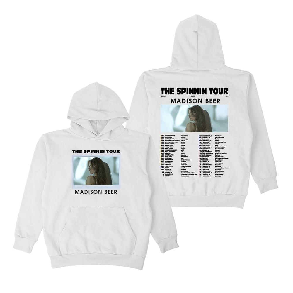 Madison Beer Hoodie The Spinnin Tour 2024 Silence Between Songs Merch ...
