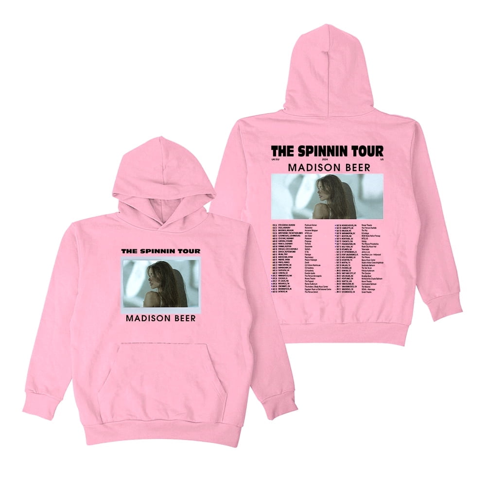 Madison Beer Hoodie The Spinnin Tour 2024 Silence Between Songs Merch ...