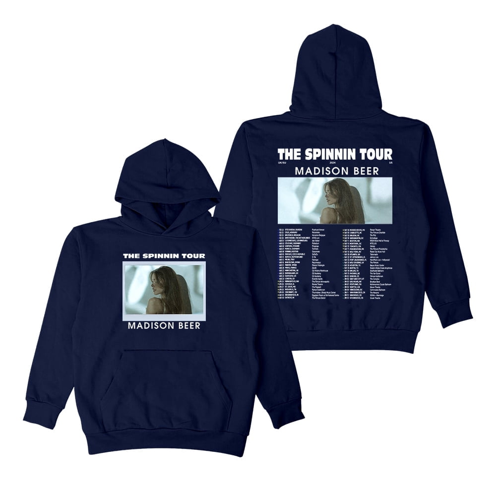 Madison Beer Hoodie The Spinnin Tour 2024 Silence Between Songs Merch ...