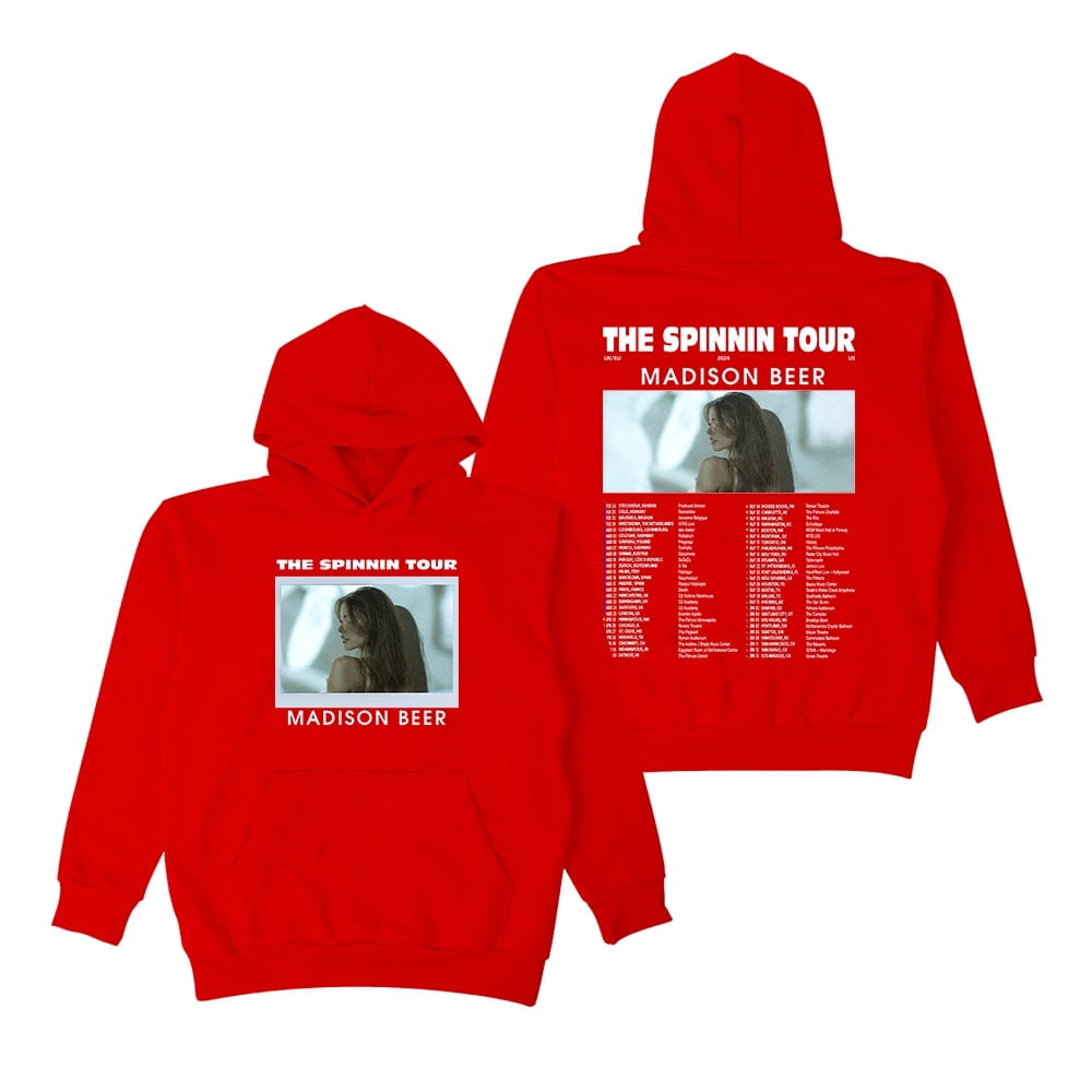 Madison Beer Hoodie The Spinnin Tour 2024 Silence Between Songs Merch ...