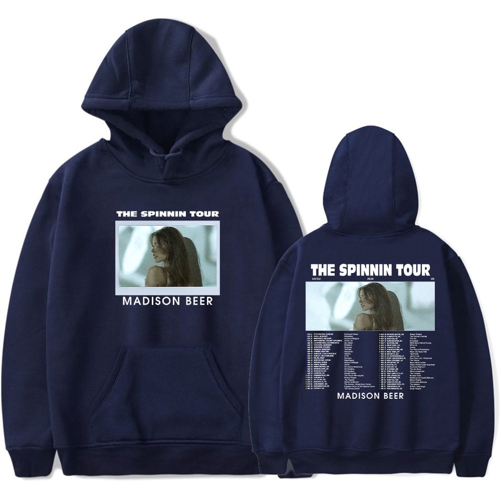 Madison Beer Hoodie The Spinnin Tour Merch Singer Tour Hooded Men Women ...