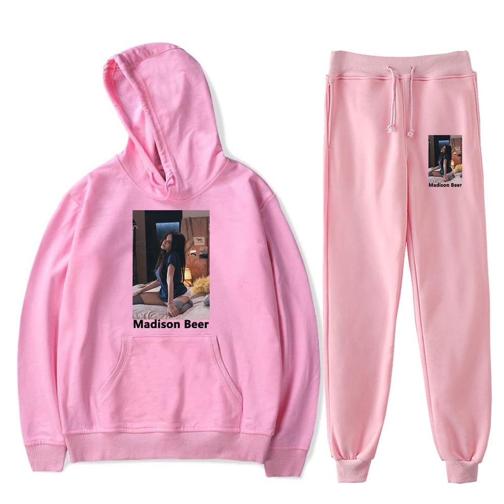 Madison Beer Make You Mine Hoodie Jogger Pant 2 Piece Set Hip Hop ...