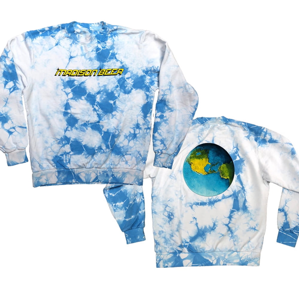 Madison Beer Merch Blue Tie-Dye Sweatshirt Unisex Men Women's Outwear ...