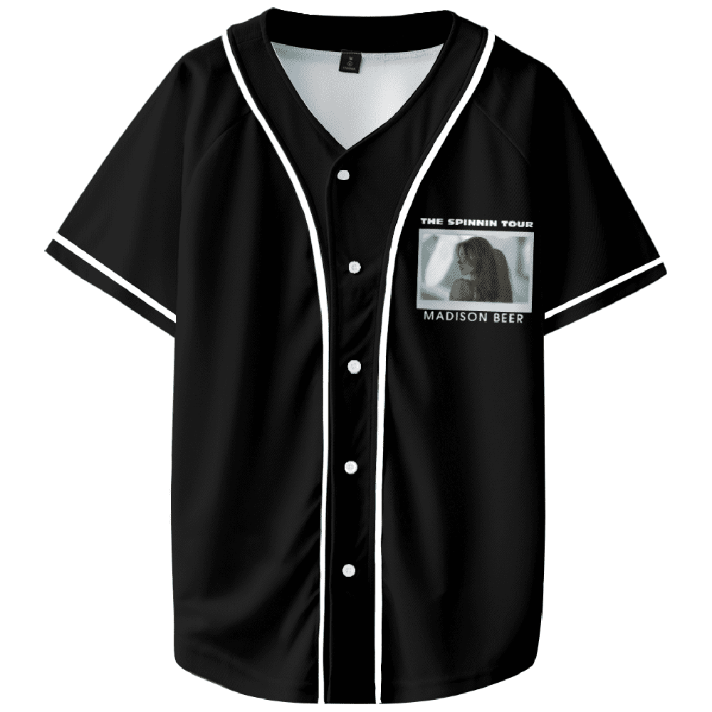 Madison Beer The Spinnin Tour Baseball Jersey 3D Print Summer Hip Hop ...