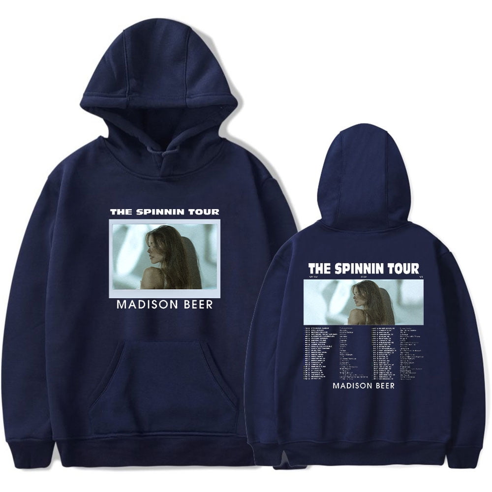 Madison Beer The Spinnin Tour Hoodie Streetwear Man/Woman Hip Hop ...