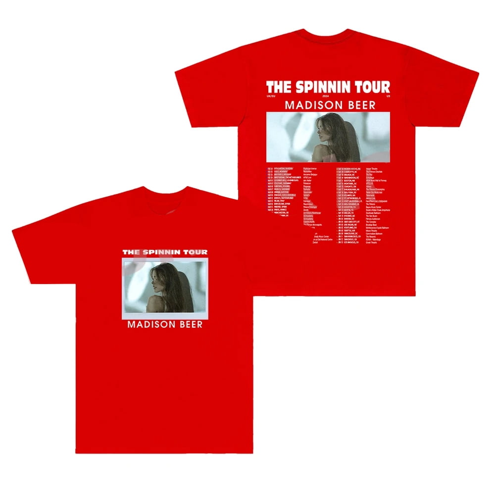 Madison Beer The Spinnin Tour T-shirt 2024 Silence Between Songs Merch ...