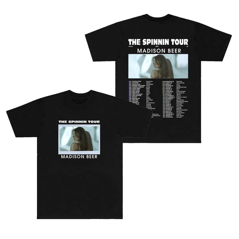 Madison Beer The Spinnin Tour T-shirt 2024 Silence Between Songs Merch ...
