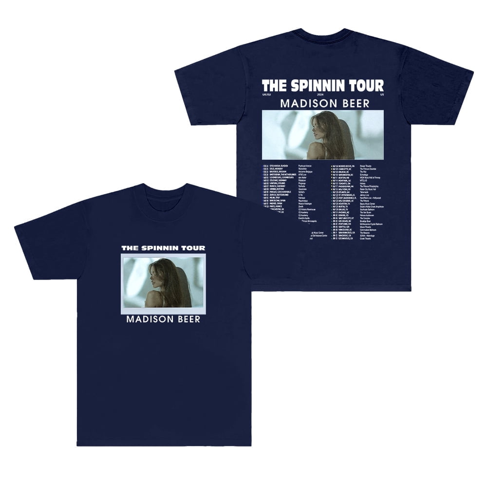Madison Beer The Spinnin Tour T-shirt 2024 Silence Between Songs Merch ...