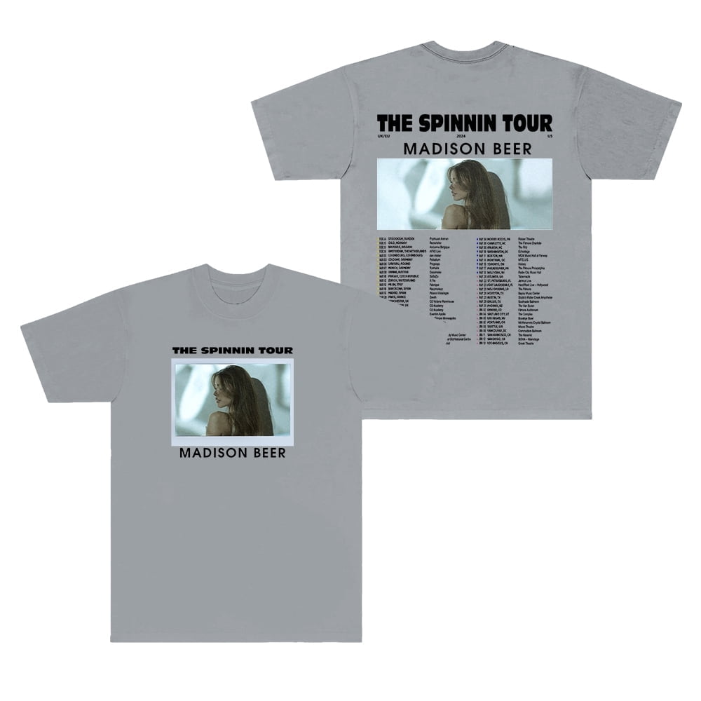 Madison Beer The Spinnin Tour T-shirt 2024 Silence Between Songs Merch ...