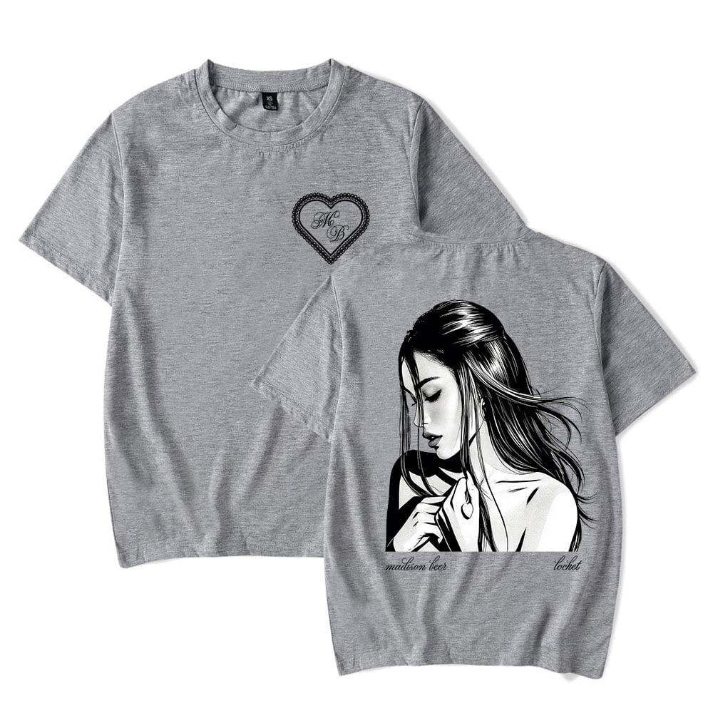 Madison Beer merch 2026 The Locket Tour tshirt crewneck short sleeve ...