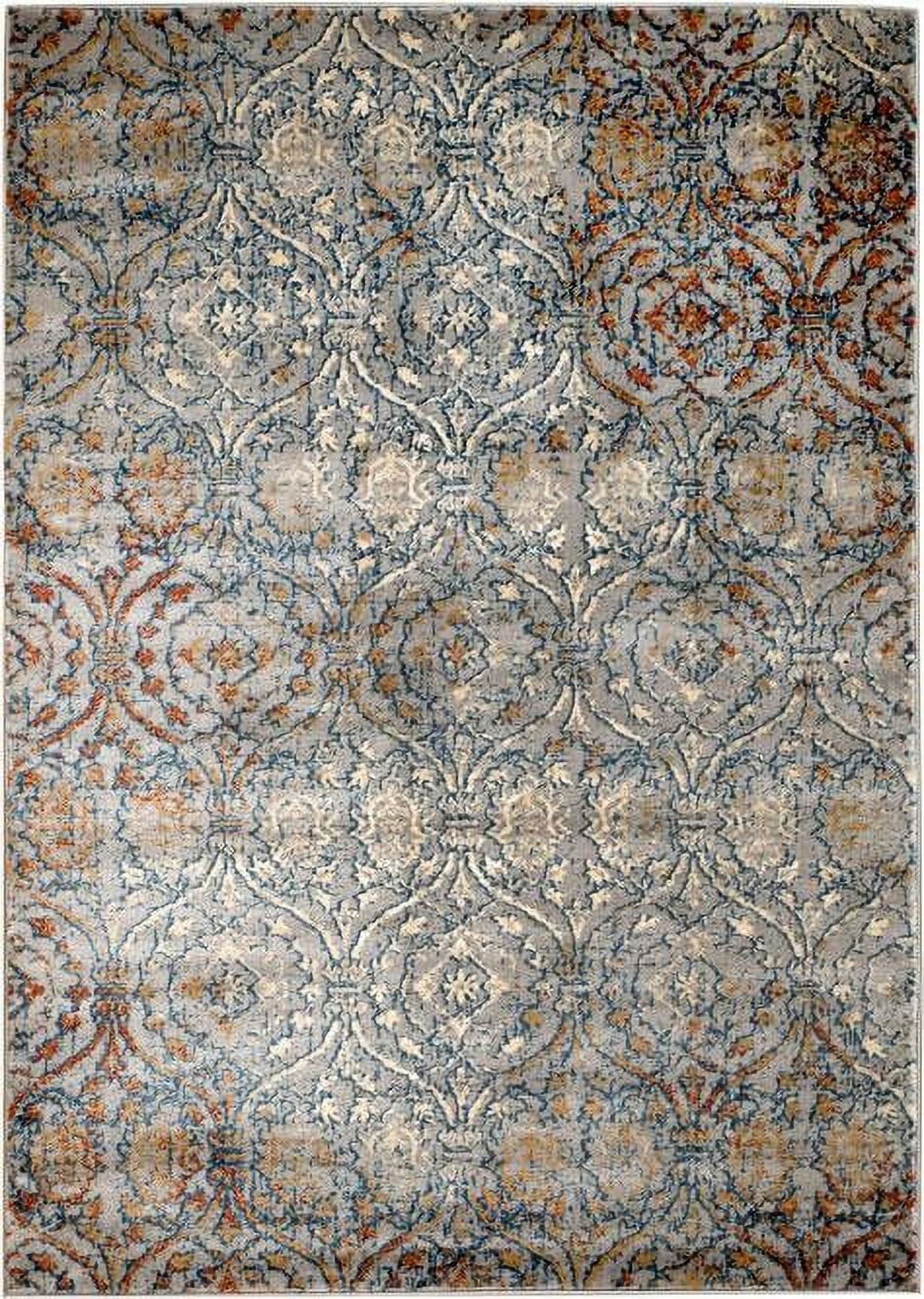 Madison Collection - 2x3 Abstract Cream/Multi-Colored Modern Area Rug ...