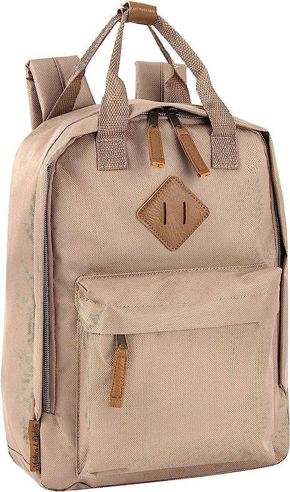 Madison & Dakota 13.5”L Mini Canvas Backpack for Everyday, School ...
