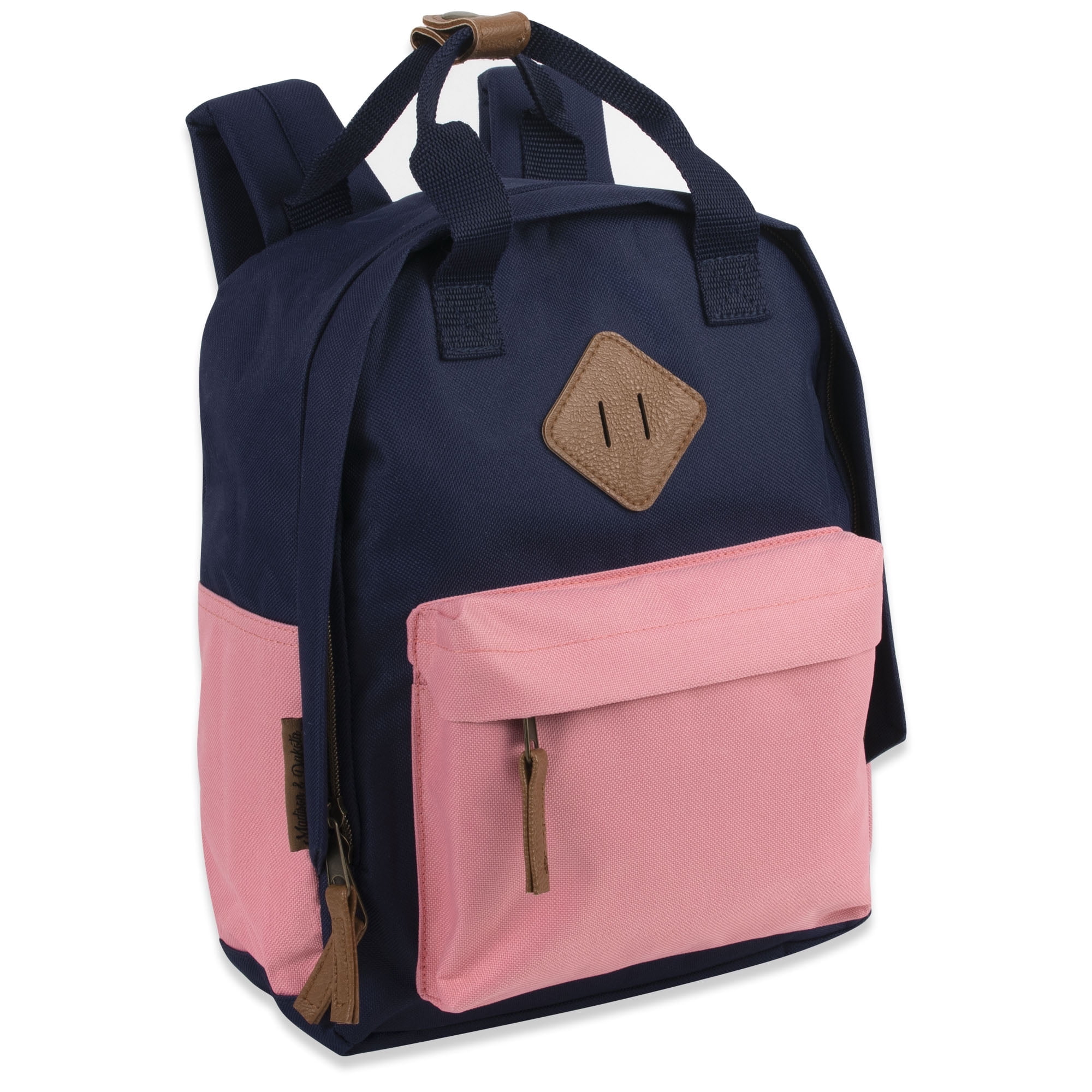 Madison & Dakota 13.5”L Mini Canvas Backpack for Everyday, School ...