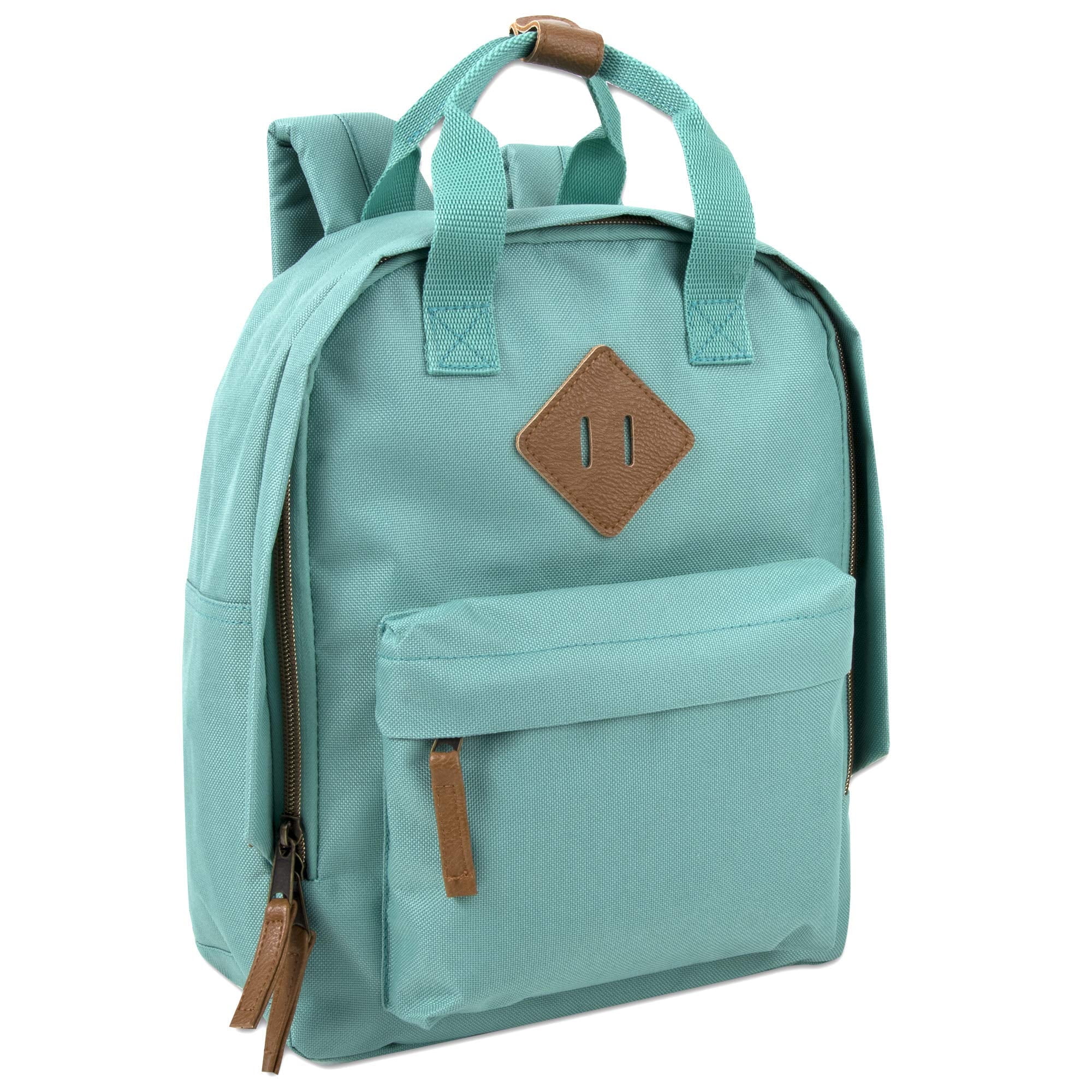 Madison & Dakota 13.5”L Mini Canvas Backpack for Everyday, School ...