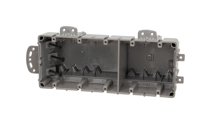 Madison Electric MSBMMT5G Multi-Mount Adjustable Depth Device Box, 5 ...