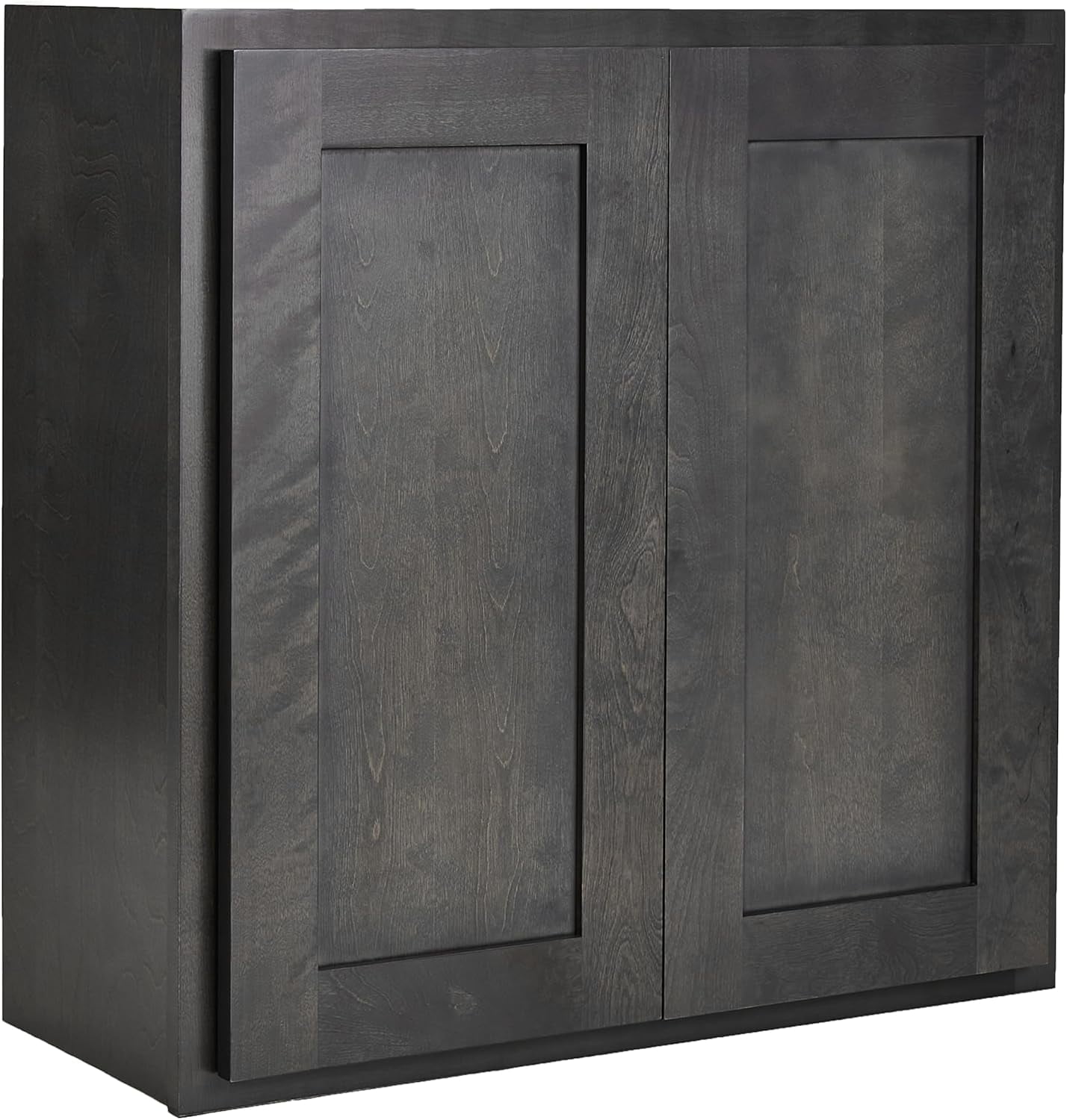 Madison Gray Shaker Kitchen Wall Cabinet, 30 in. W x 36 in. H x 12 in. D, Ready to Assemble ...