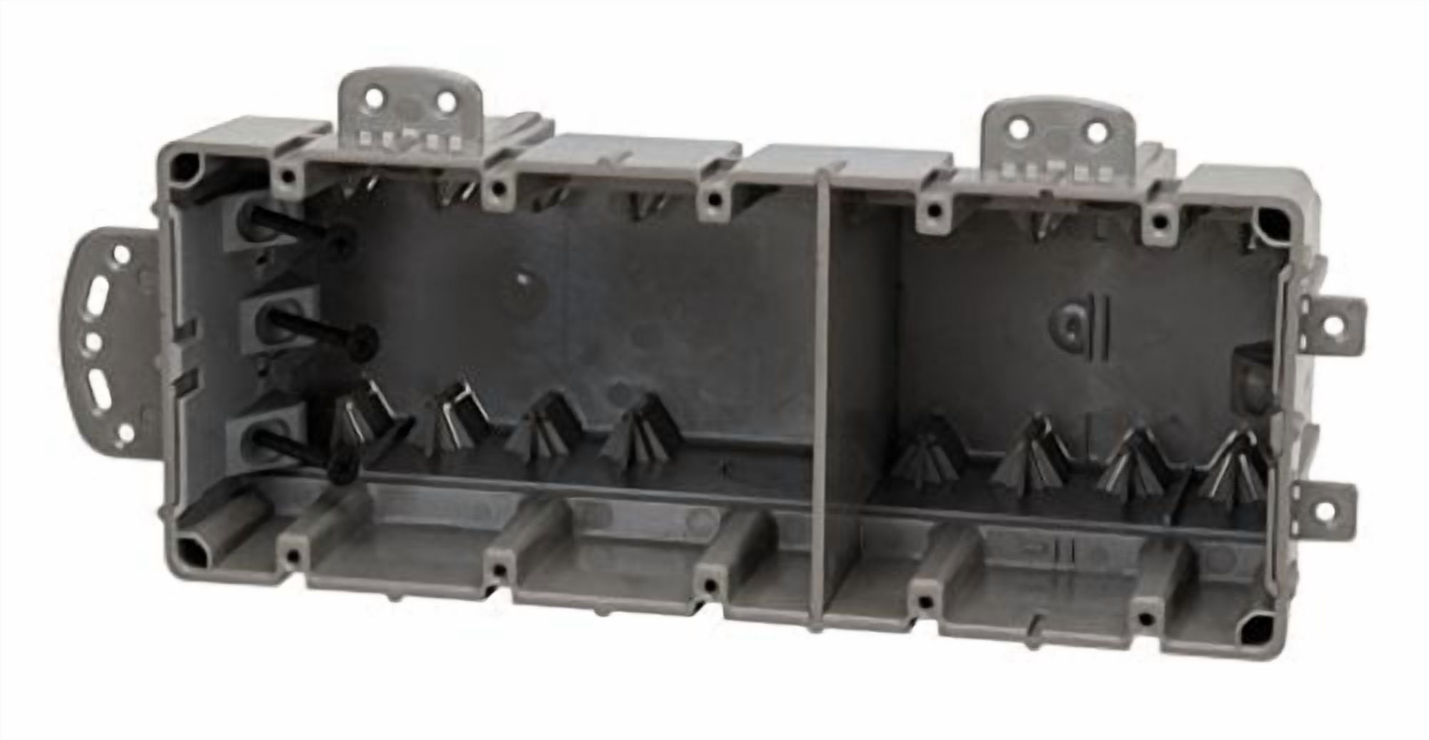 Madison MSBMMT5G Switch/Outlet Box, 5-Gang, 3-1/2" Deep, Non-Metallic ...