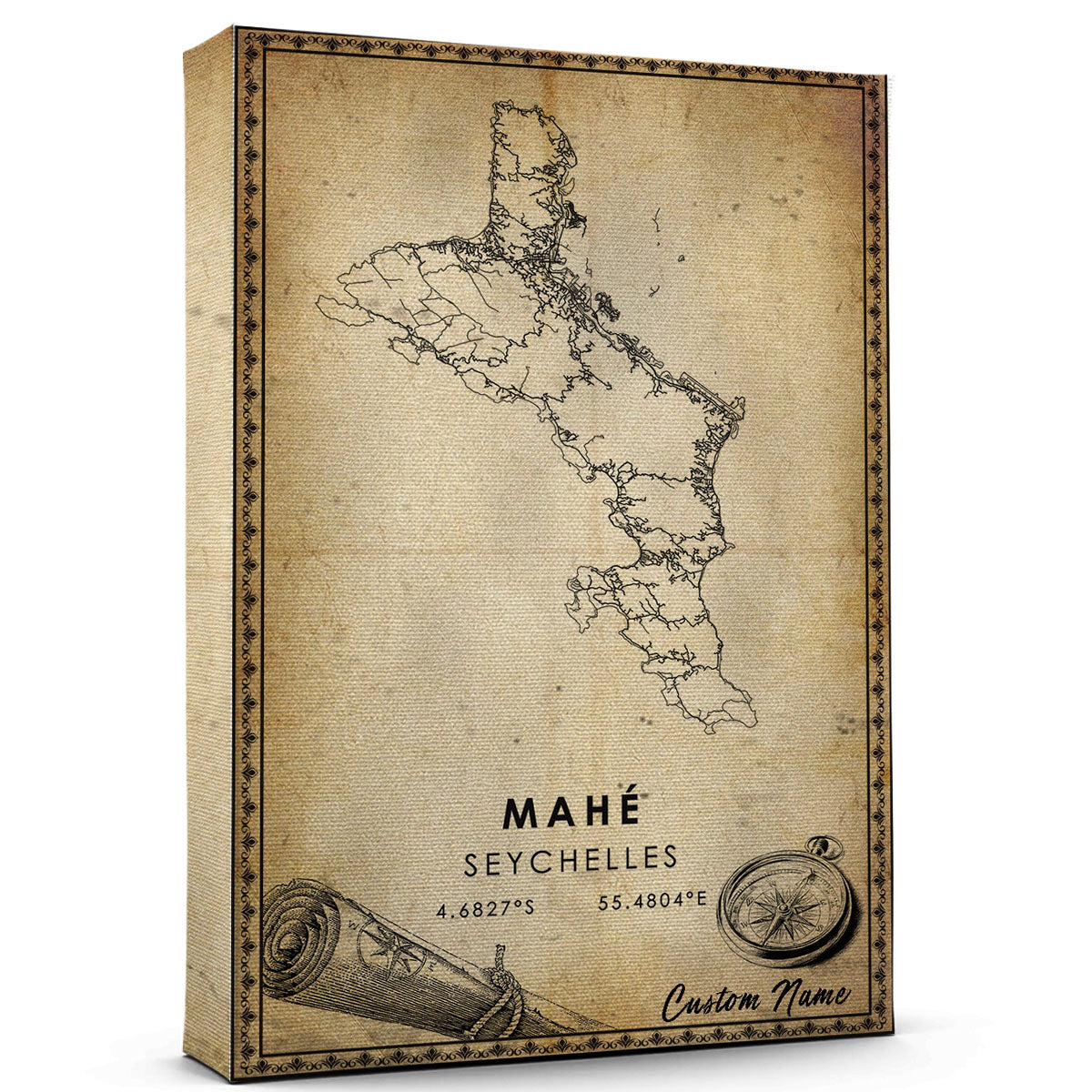 Madison Map Poster, Indiana Map Art Poster, Canvas, Madison Map City ...