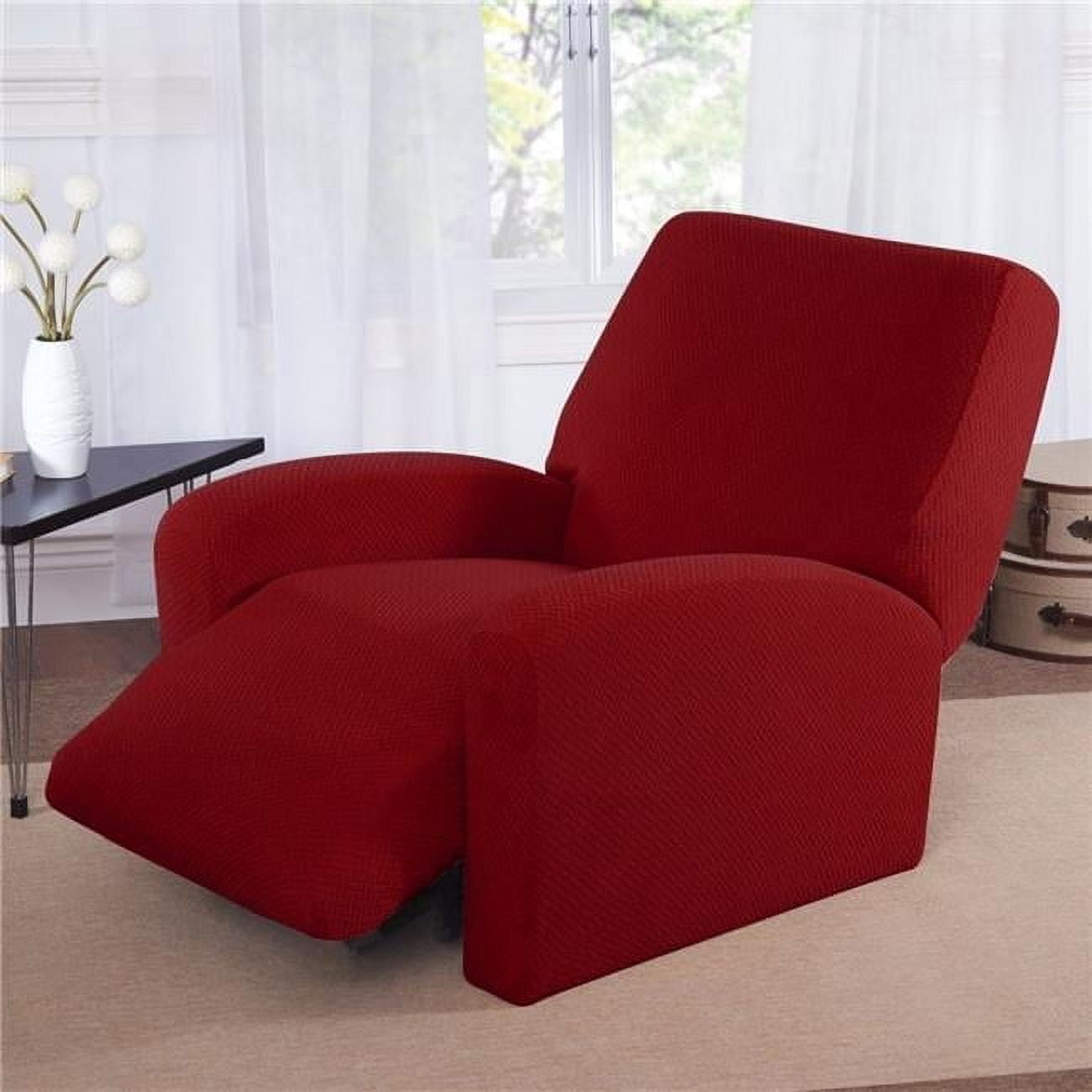Madison Mason Stretchable Slipcover for Large Recliner, Living Room ...