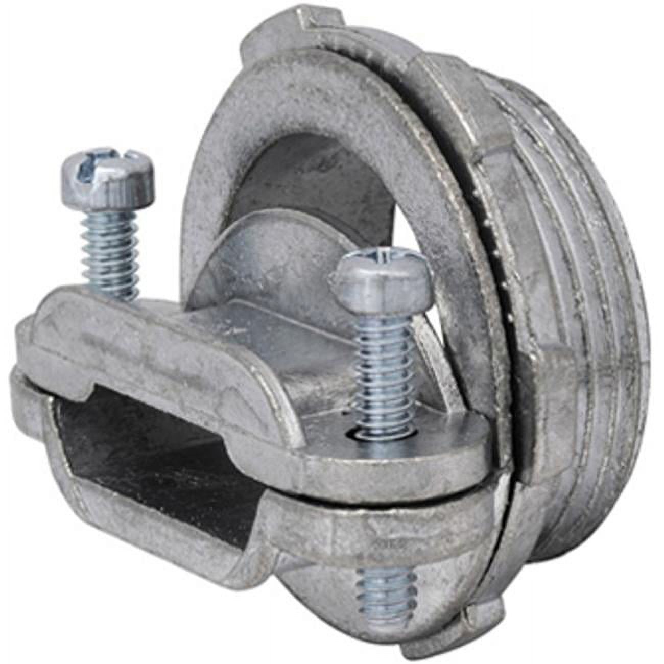 Madison Mill 955 1.5 in. Romex Clamp Connector - Chrome - Walmart.com