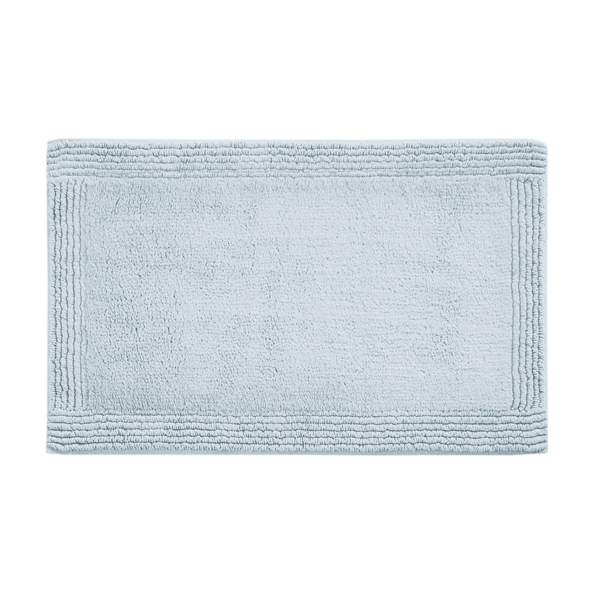 Madison Park Cotton Bath Rug, Reversible 100% Cotton Rug for Bathroom ...