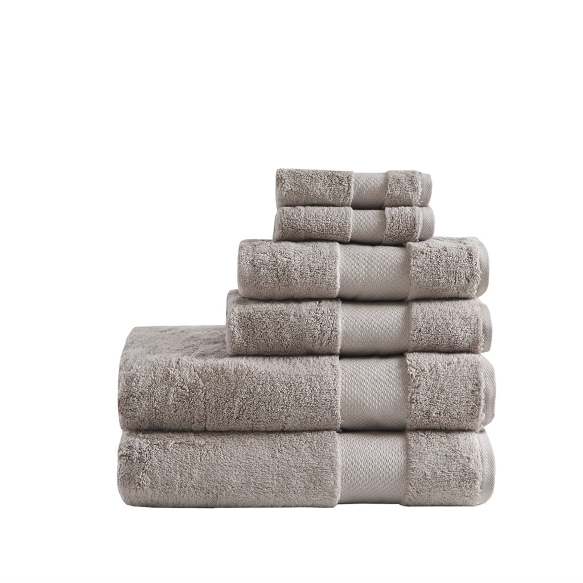 Madison Park Ergode Cotton Bath Towel Set - Luxurious, Plush, and ...