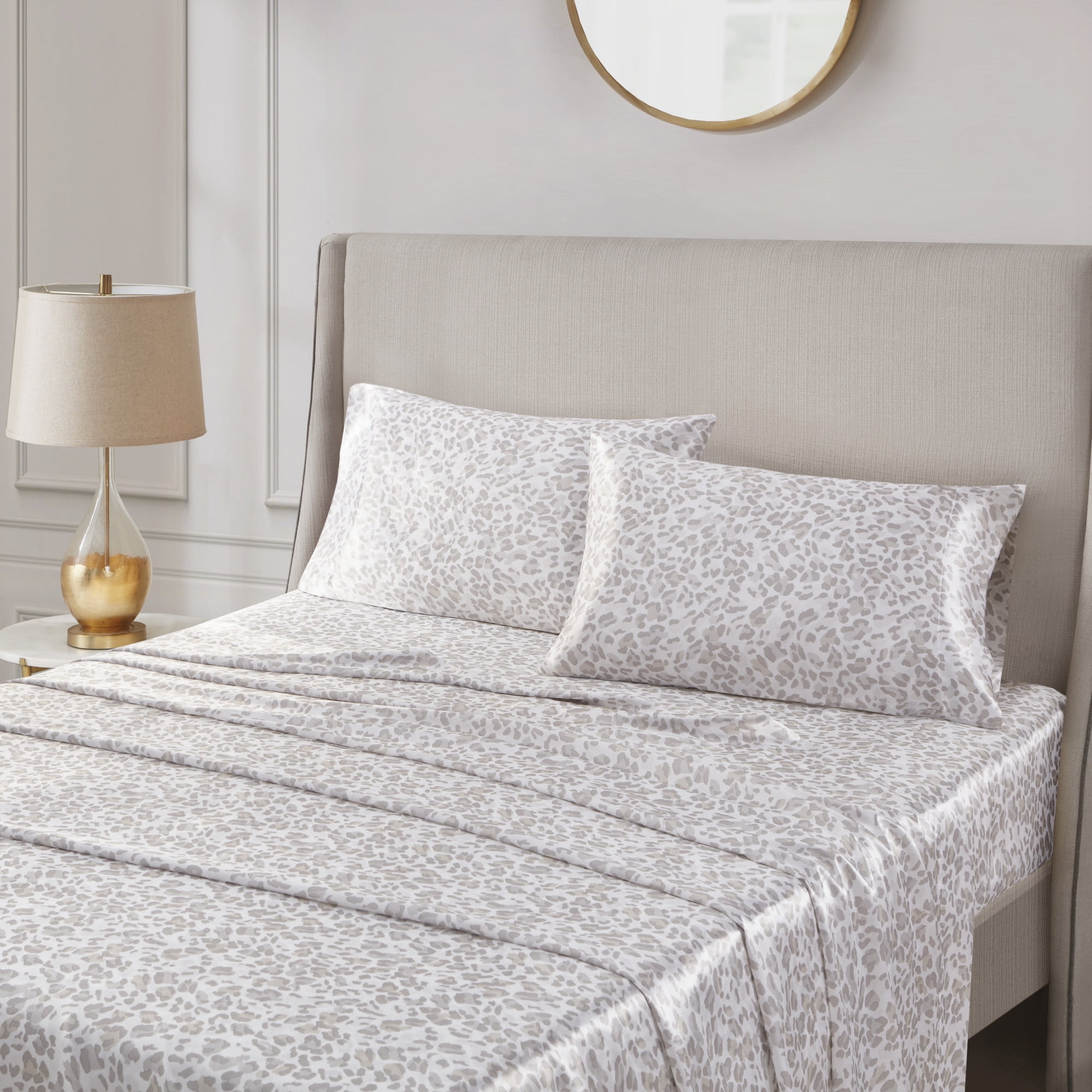 Madison Park Essentials Printed Satin 2-Piece Modern Fabric Pillowcases ...