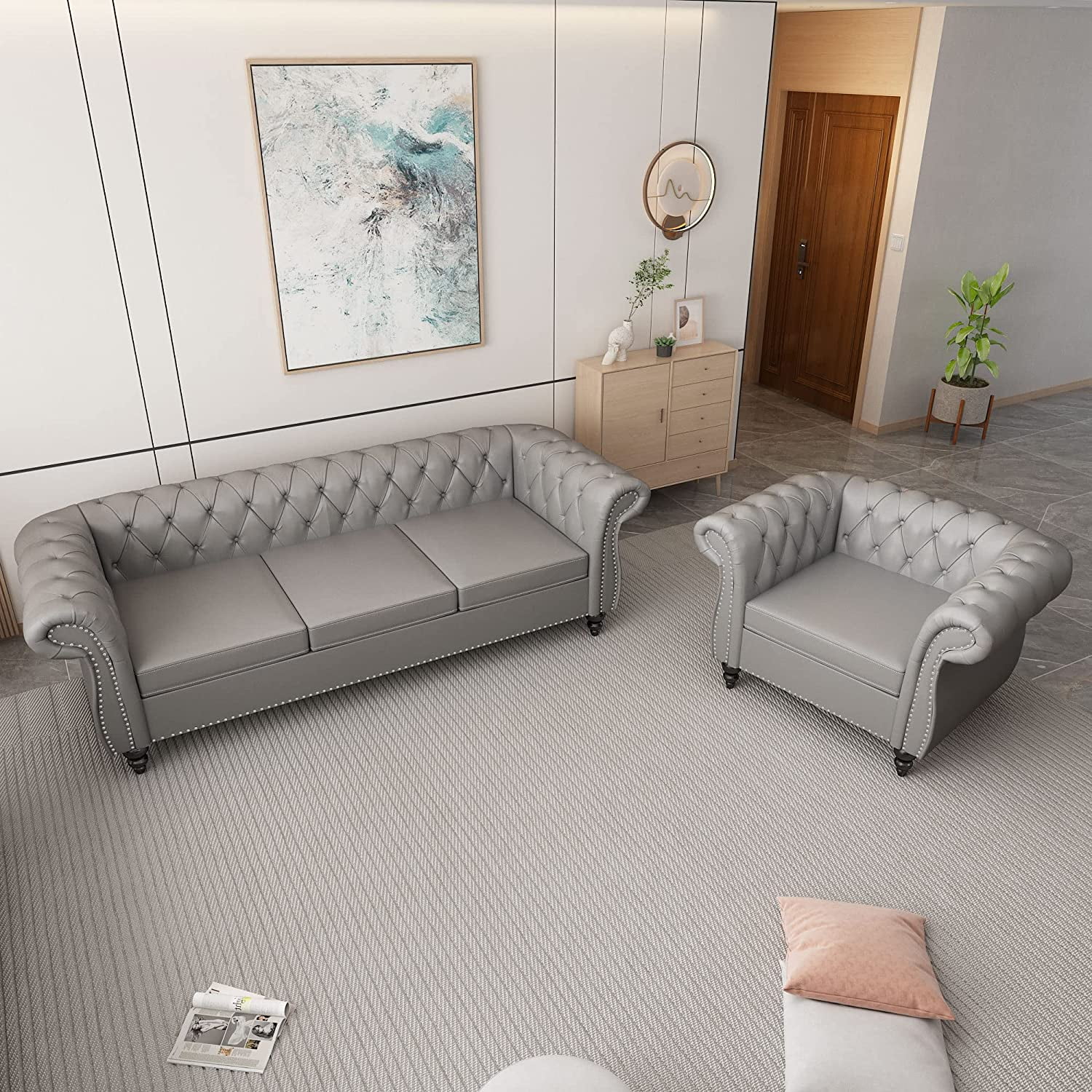 Madison Park Palisades Comforter Set Modern Faux Suede Pieced Stripe ...