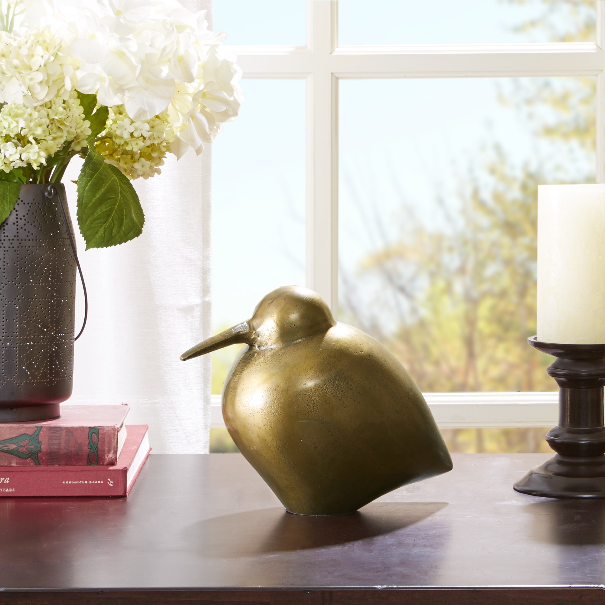 Madison Park Signature Dunet Brass Kiwi Bird Large - Walmart.com